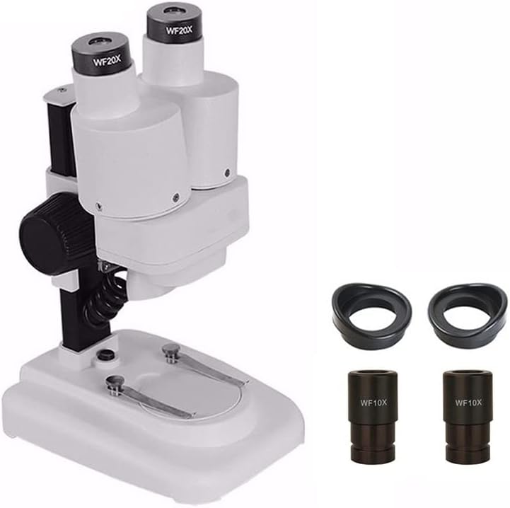 Microscope Adapter 20X40X Binocular Stereo Microscope Above LED Lights ...