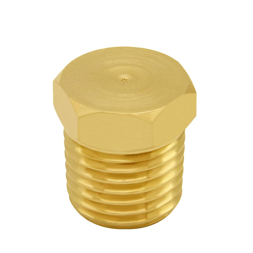 Snapklik.com : Joywayus 1/8" NPT Male Pipe Plug Outer Hex Thread Socket ...
