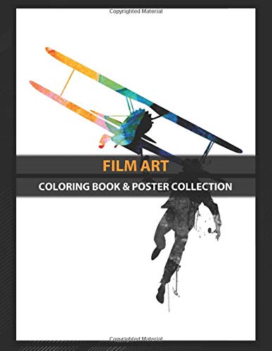Coloring Book & Poster Collection: Film Art Watercolor Painting ...