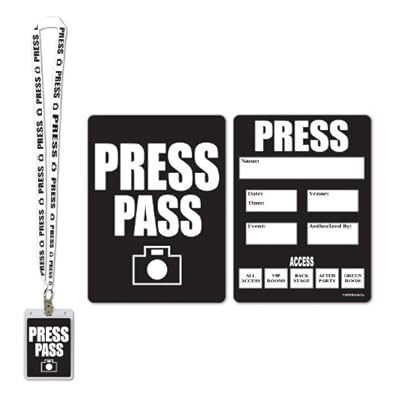Daily Planet Press Pass Template