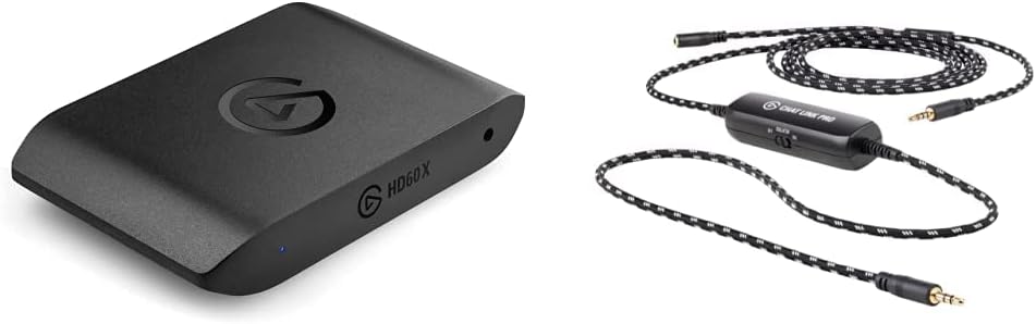 Amazon.com: Elgato HD60 X External Capture Card & Chat Link Pro – Audio ...
