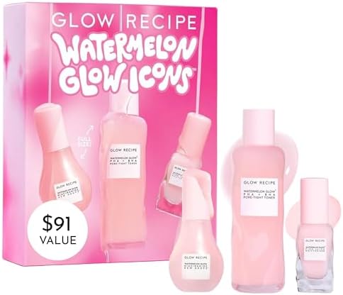 Amazon.com: Glow Recipe Watermelon Glow Icons Skin Care Gift Set ...