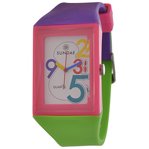 Sundae Fusion Analogue White Dial Watch- 1318 : Amazon.in