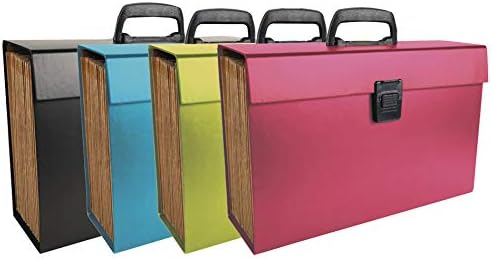 Exacompta - Ref 58420E - Multipart Expanding Case with Handle - 385 x ...