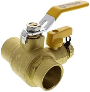 Webstone 50615 1-1/4" SWT Webstone PRO-PAL Ball Valve w/Drain - Faucet ...