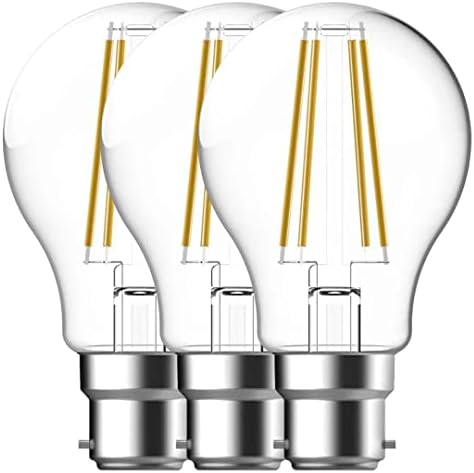 Energetic GLS Clear Filament LED Light Bulb, B22, 6.8W, 806 Lumens ...
