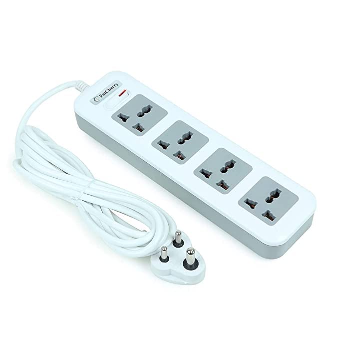 Power Magic - 6A 4 Way Extension Board max Rating 1440 W Wire Length 3 ...
