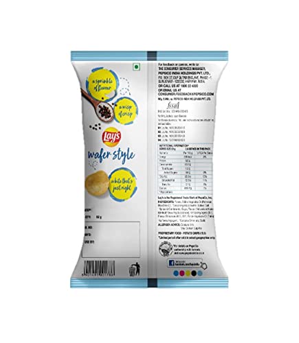 Lay's Wafer Style Potato Chips - Salt with Pepper, 40g - Price History