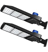 300W LED Parking Lot Lights Adjustable Slip Fitter Mount Natural White ...