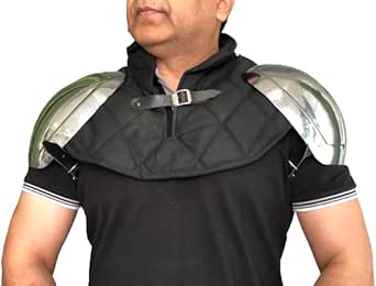 Medieval Pauldron Set Pair Plate Armor Carbon Steel Real Adult Size ...