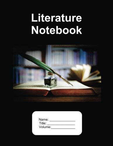Literature Notebook. 500 Pages Lined Paper. 8.5"x11": The Notebook ...