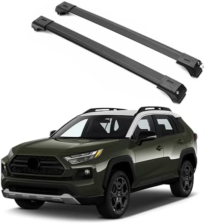 Amazon.com: ERKUL Roof Rack Cross Bars for Toyota RAV4 2019-2025 ...