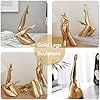Amazon.com: Zonsuli Golden Legs Sculpture Elegant Resin Home Decor Legs ...