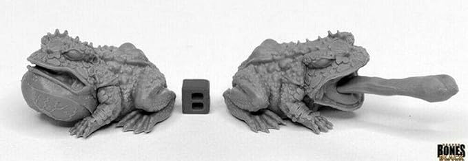 Amazon.com: Reaper Miniatures: 44024 - Giant Frogs Bones Black Fantasy ...