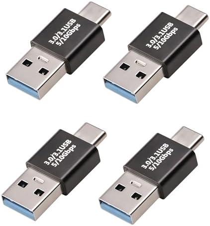 Amazon.com: Pastall 𝟒𝐏𝐚𝐜𝐤 𝐔𝐩𝐠𝐫𝐚𝐝𝐞𝐝 USB 3.1 Male to USB C Male Adapter ...