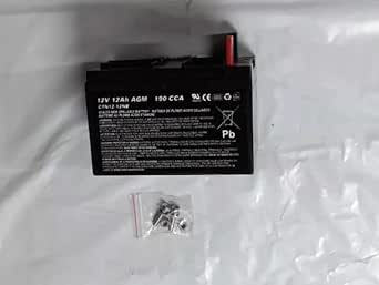 Amazon.com: Genuine 12 volt, 12 amp Zero Turn Mower Battery Part ...