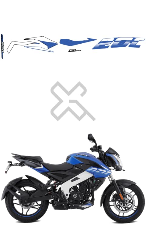 Grayfixx Full Body Sticker for Pulsar NS 200 : Amazon.in: Car & Motorbike