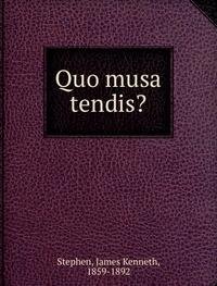 Amazon.co.jp: Quo Musa Tendis : 洋書