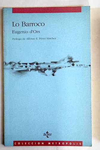 Amazon.com: Lo barroco: 9788430922963: Eugeni d'Ors: Books