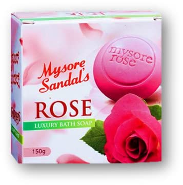 Buy Mysore Sandal's Rose Luxury Bath Soap, 150g Online at Low Prices in ...