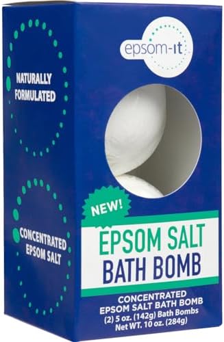 Amazon.com : Epsom-It Epsom Salt Bath Bomb - Magnesium Sulfate Epsom ...