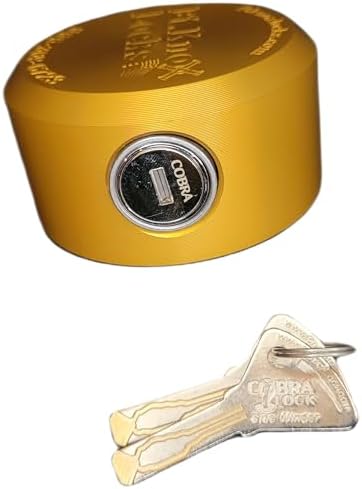 Amazon.com: Ft. Knox Locks Cobra Sidewinder Aluminum Puck Lock (1 ...