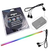 airgoo NEON Addressable RGB PC LED Strip, 2x15.7inch WS2812B RGBIC ...
