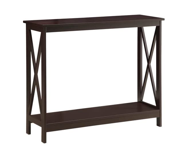 Amazon.com: Console Table with Shelf, Multicolor, 39.50 x 11.75 x 31.50 ...