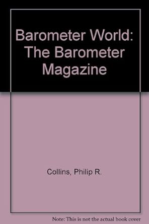"Barometer World": The Barometer Magazine: Amazon.co.uk: Collins ...