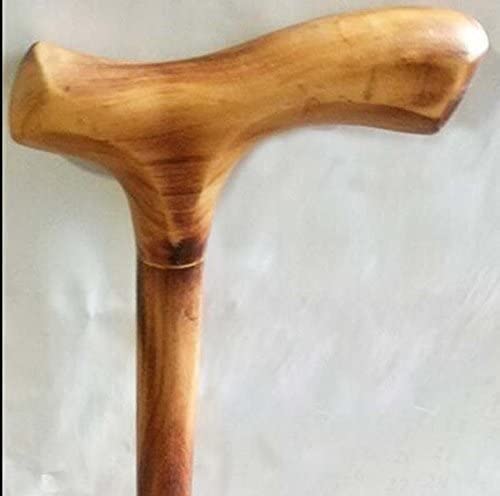Buy Solid Wooden Walking Cane Wood Canes Solid Wood Cane Walking Stick ...