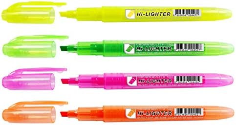 BiC Highlighter Grip, Highlighter Pens with Chisel Tip, Long-lasting ...
