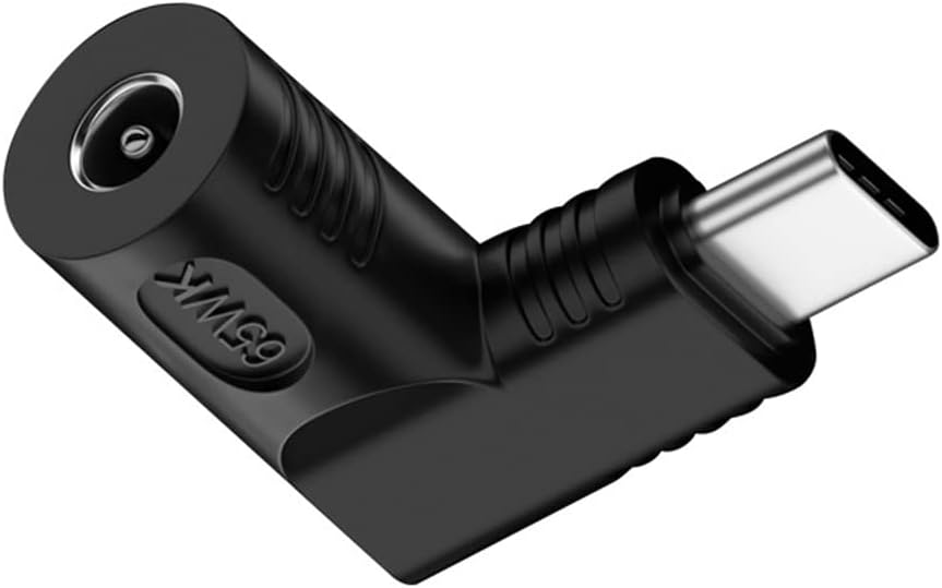 Amazon.com: NFHK DC Jack 4.0x1.7mm Input to USB-C Type-C Angled 90 ...