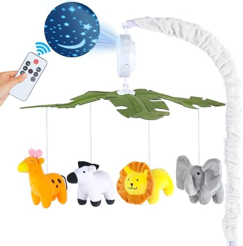 Amazon.com : nicknack Baby Crib Mobile with Music and Light, Musical ...