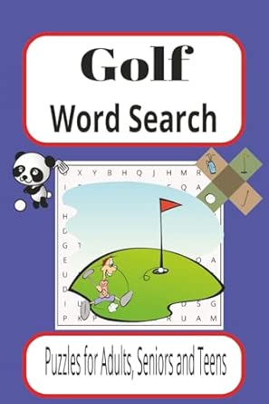 Golf Word Search Puzzle Book: Swing into Fun with Golf Terms, A Hole ...
