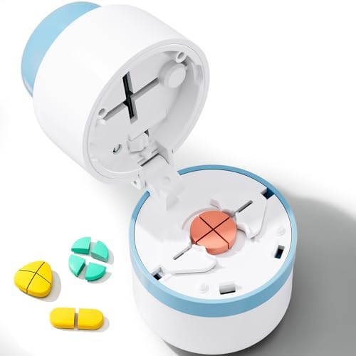 Amazon.com: Pill Cutter 1/4 - Pill Splitter with Stainless Steel Blade ...