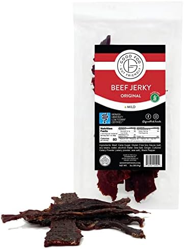 Amazon.com: Good Fod Foods Beef Jerky 3 Ounce – Monash Low FODMAP ...
