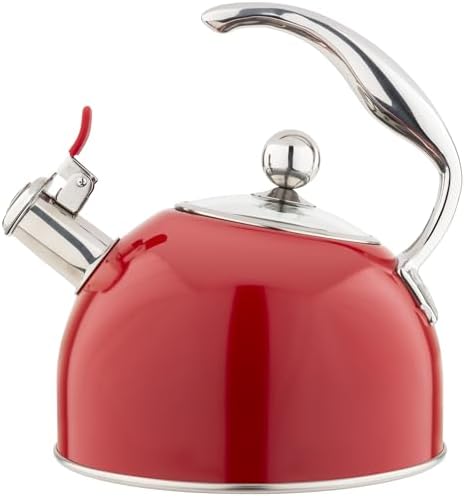 Amazon.com: GIPFEL INTERNATIONAL Whistling Tea Kettle Stovetop - Food ...