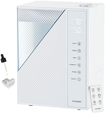 Amazon.com: Lasko UH300 Warm and Cool Humidistat and Timer, Quiet ...