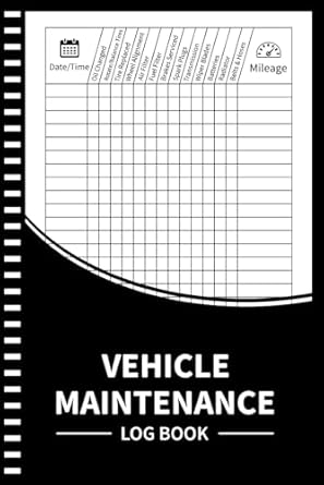Vehicle Maintenance Log Book: Automotive Repair Service Record Book ...
