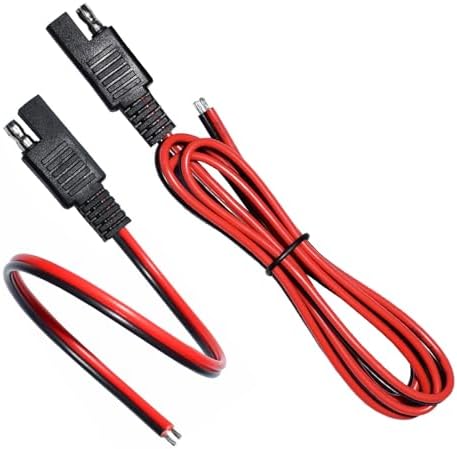 Amazon.com: JINKAIMING SAE Connector Pigtail 18AWG 2 Pin Quick ...