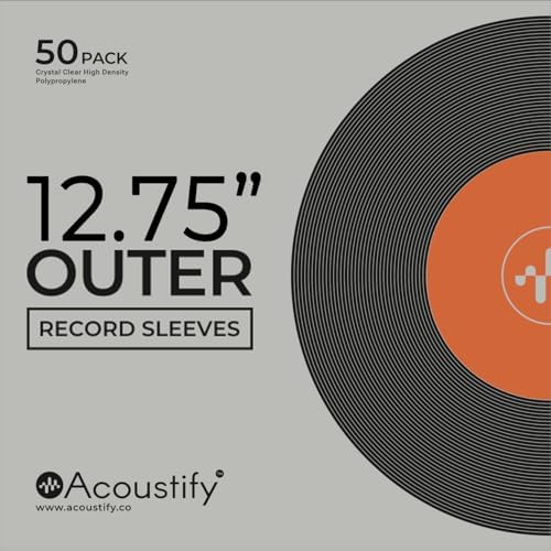 Amazon.com: Samsill 50 Pack Vinyl Record Sleeves, Clear Outer Vinyl Sleeves for Your Record ...