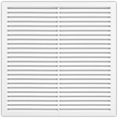 HVAC Premium 24'' x 24'' T-Bar Drop Ceiling Perforated Return Grill ...