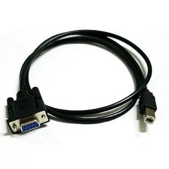 Amazon.com: GXMRHWY USB B-Port Printing Port Male to DB9 Female RS232 ...