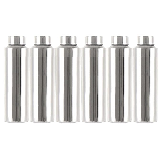 Vipron Stainless Steel Water Bottle, Fridge Water Bottle Set 1 Litre ...