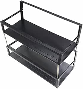 Amazon.com: Dual-Layer Open Air Frame Transfer Rack Computer Case for ...