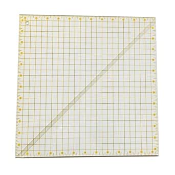 Amazon.com: Bequilter Acrylic Half Square Triangles Ruler for Quilting ...