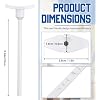 Wonderjune 12 Pcs Round Ceiling Diffuser Plastic Key Handle, Vent Key ...