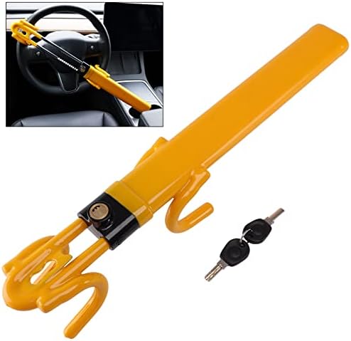 Amazon.com: FARBIN Steering Wheel Lock for Cars, Vehicle Anti-Theft ...