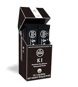 Amazon.com: Ki Matcha (15 x 1.5g Sticks) - Organic Premium Ceremonial ...