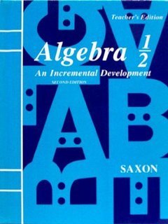 Algebra 1/2: Saxon: 9780939798452: Amazon.com: Books